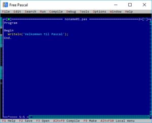 Pascal programmering - Webbojo